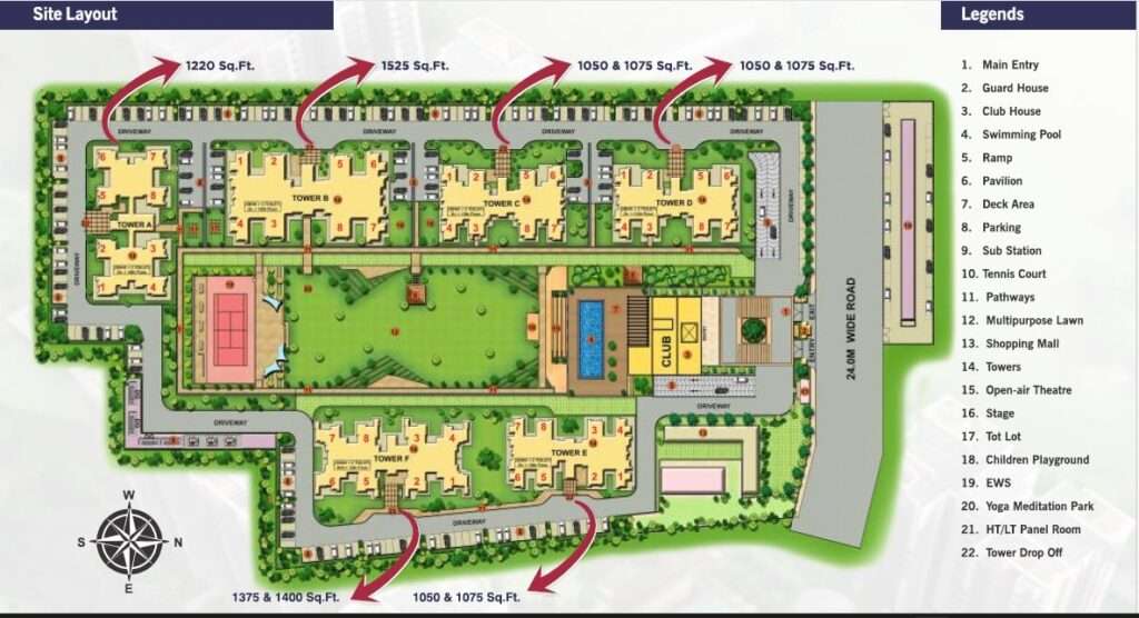 Mulberry County Sector 70 Faridabad – 2BHK and 3BHK Luxury Flats