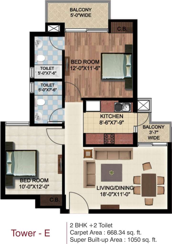 Mulberry County Sector 70 Faridabad – 2BHK and 3BHK Luxury Flats